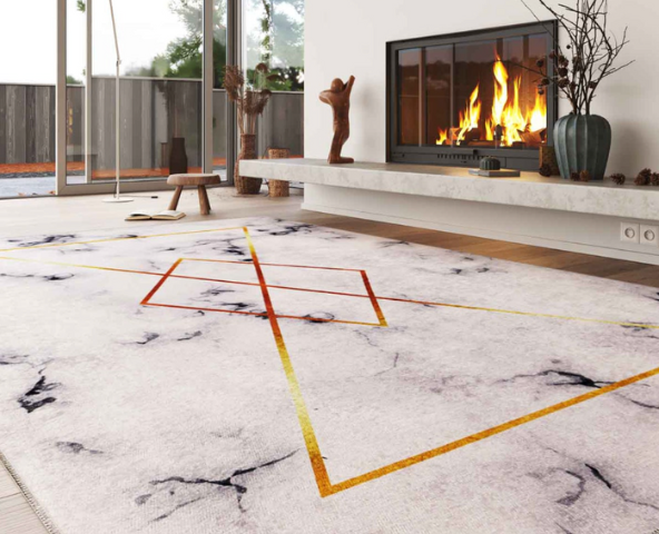 Marble Rugs I Marble Rug | Machine Washable I Free Shipping I Rugette