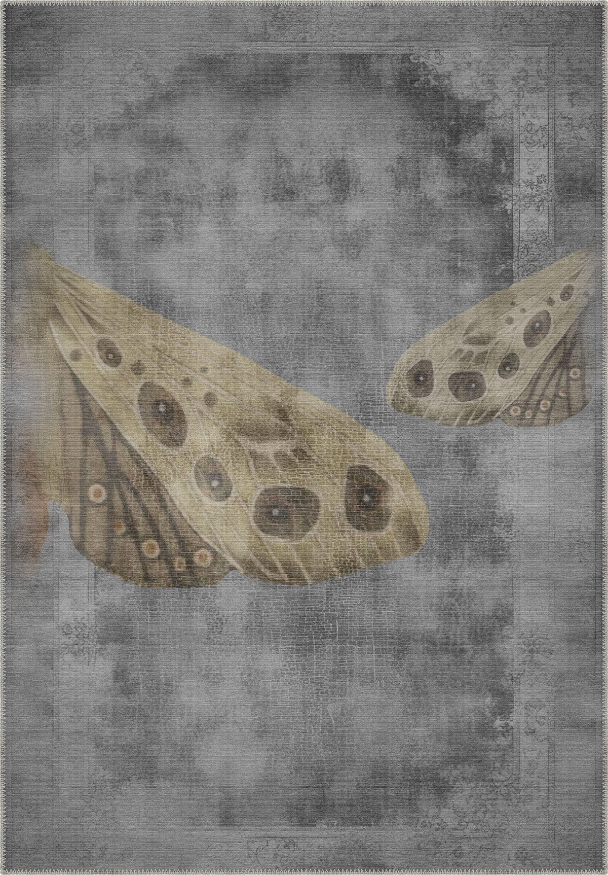 Fionella Butterfly Rug | Rugette Grey Rug