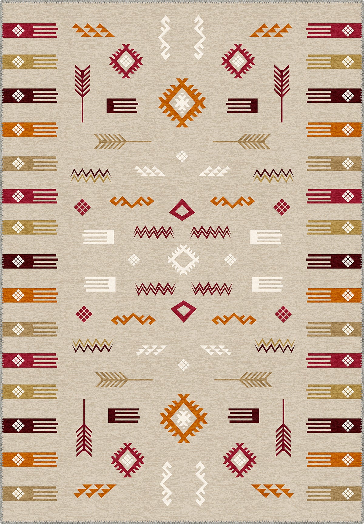 Azra Beige Berber Rug | Rugette Moroccan Rug