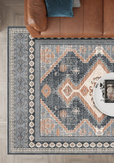 Magnus Medallion Washable Rug | Rugette