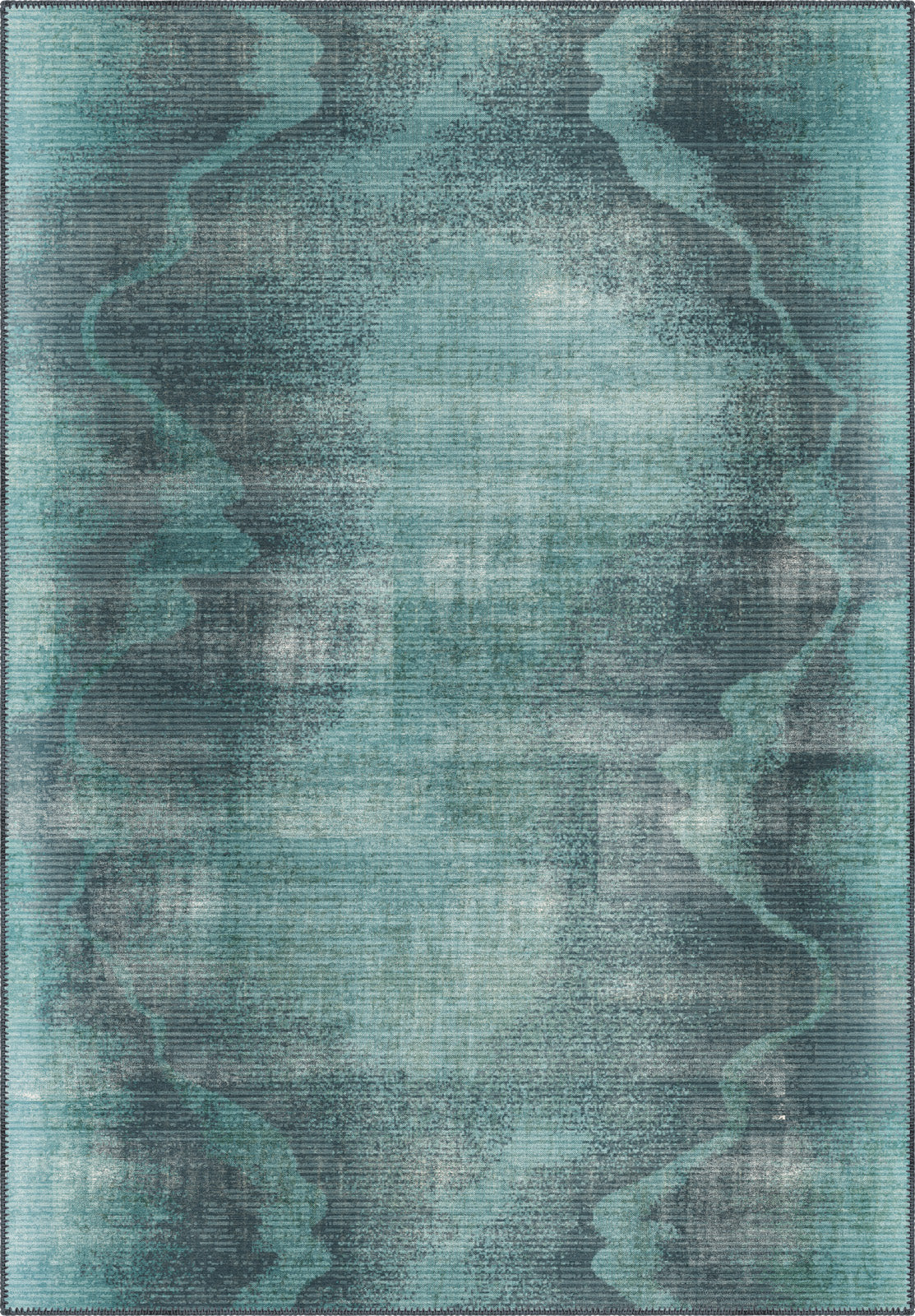 Selene Modern Teal Rug | Rugette