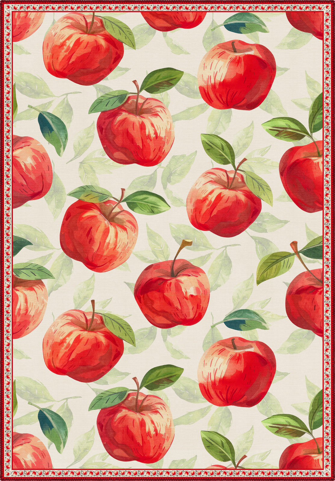 Livia Apple Kitchen Rug | Rugette