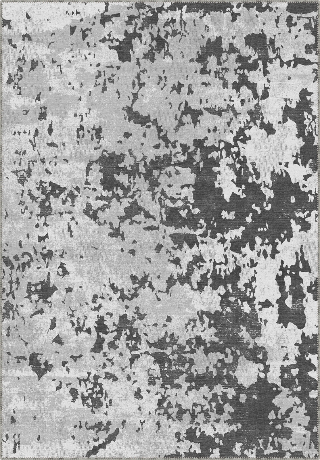 Grant Grey Abstract Rug | Rugette Washable Rug