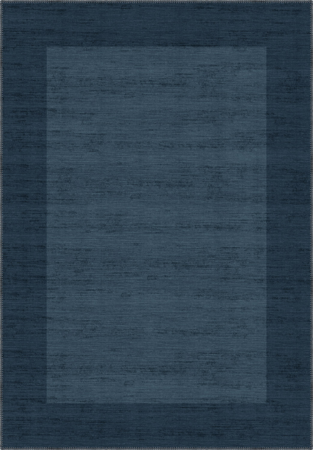 Savannah Blue Washable Rug | Rugette Minimalist Rug