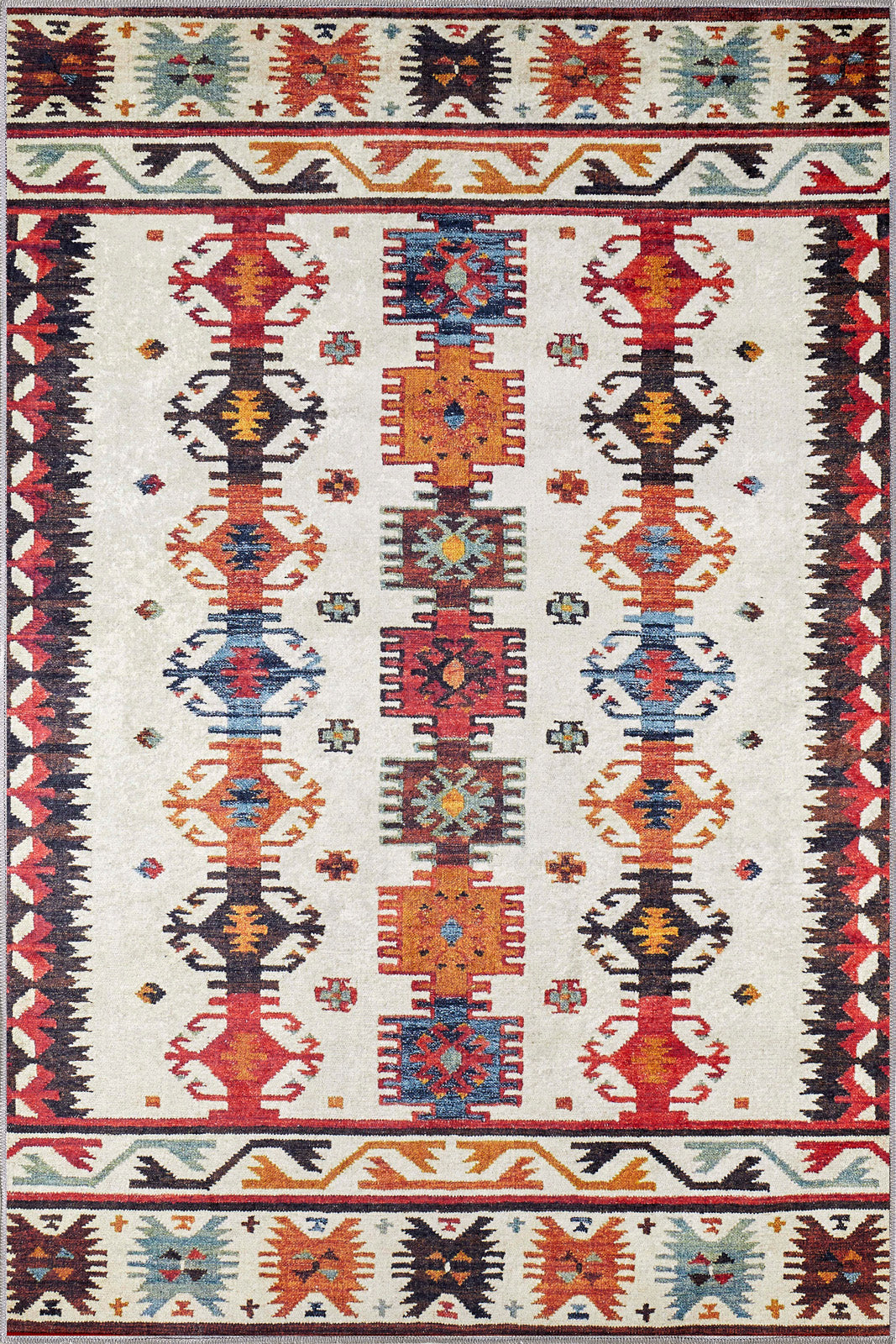 David Colourful Bohemian Rug – Rugette